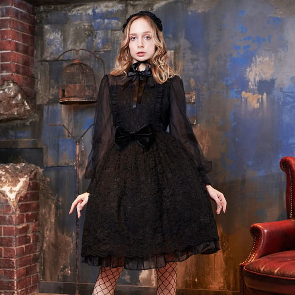 Volume sleeve blouse dress | BODYLINE & LunaBelle