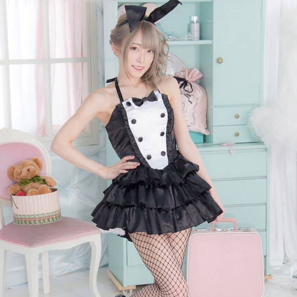 Simple Satin Bunny Girl Dress | BODYLINE & LunaBelle